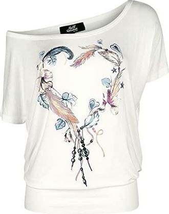 Full Volume by EMP Femme T-Shirt Manches Courtes Blanc S