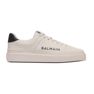 Balmain B-Court Sneaker aus Kalbsleder - - Shoes - Herren - Wei&szlig; - 44 EU