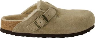Birkenstock Homme, Chaussures, Beige, Taille: 40 EU Mules Boston en fourrure pour automne-hiver