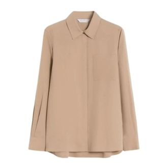 Max Mara Femme, Blouses et Chemises, Brun, Taille: 38 FR Siamese Shirt
