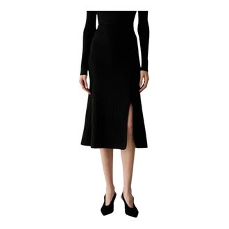 Marciano Femme, Jupes, Noir, Taille: 42 FR Kaeda Midi Skirt