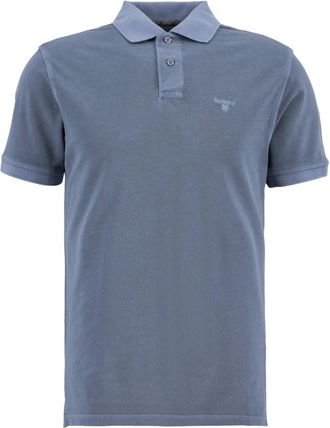 Barbour Homme, Tops, Bleu, Taille: XL Polo Piqu&eacute; Ajust&eacute; &agrave; Carreaux D&eacute;lav&eacute;s