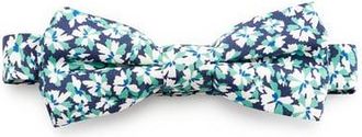 Au Printemps Paris Noeud papillon &agrave; imprim&eacute; en satin de soie