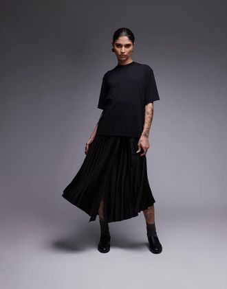 AllSaints Jax - Robe t-shirt - Noir