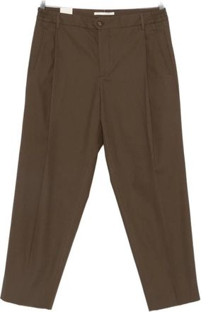 BRIGLIA 1949 Homme, Pantalons, Brun, Taille: XL Manhattans Pleated Pantalons