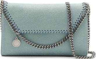 Stella McCartney Femme, Sacs, Bleu, Taille: ONE Size Falabella Wallet W Chain Bag