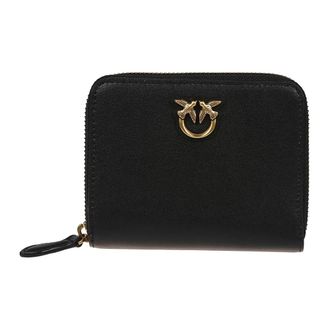 Pinko Pinko, Femme, Accessoires, Noir, Taille: ONE Size Taylor Zip Around Wallet