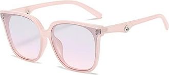 Generic Lunettes de soleil carrées tendance pour hommes et femmes 2025 pour tir de rue vacances en plein air (couleur : C, taille : moyen), H, Taille unique