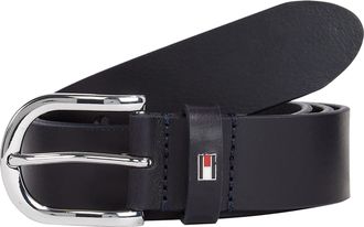 Tommy Hilfiger Damen Gürtel New Danny Belt Ledergürtel, Blau (Night Sky), 100 cm