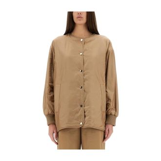 Max Mara Wendejacke aus gestepptem Nylon - - Jackets - Damen - Beige - XS