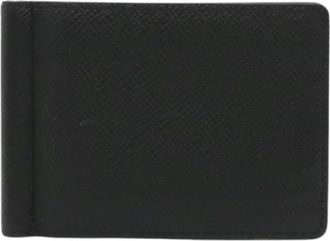 Louis Vuitton Portefeuille Pre-owned en cuir Taiga - Femme - Pre-owned - Noir - Taille: ONE Size