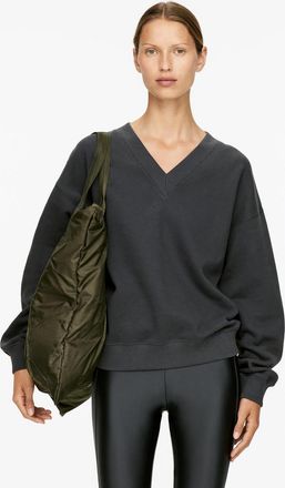 Arket Sweatshirt Mit V-Ausschnitt -Grau