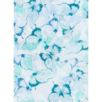 Au Printemps Paris Foulard &agrave; motif papillon