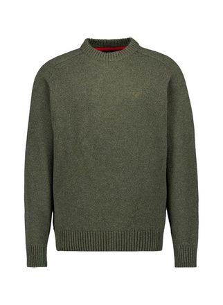 Barbour Herren Pullover gr&uuml;n unifarben