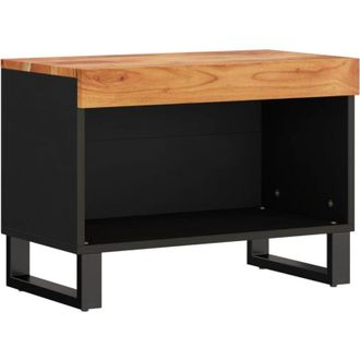 vidaXL TV-Schrank 60x33x43,5 cm Massivholz Akazie vidaXL