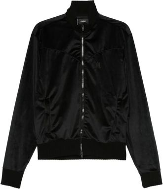 Amiri Velours-Jacke mit Reißverschluss - Schwarz