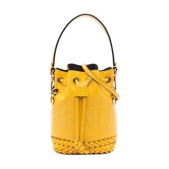 Fendi Pre-owned Leder Beuteltasche - - Pre-owned - Damen - Gelb - ONE SIZE