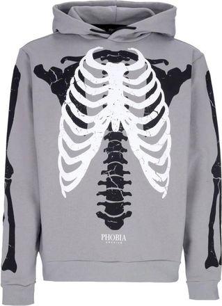 Phobia Archive Homme, Sweatshirts et sweats &agrave; capuche, Gris, Taille: M SweaT-shirt de surv&ecirc;tement l&eacute;ger &agrave; manches longues