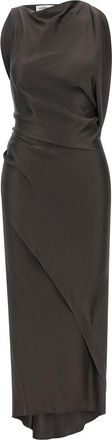 Victoria Beckham Robe Au Genou - Gris