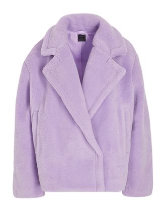 8 by YOOX TEDDY BIKER JACKET