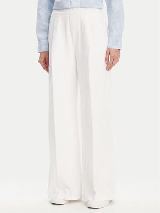 Benetton United Colors Of Benetton Palazzohose 4DUKDF01B Wei&szlig; Wide Leg