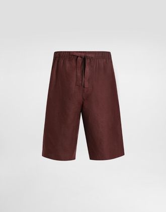 Dolce & Gabbana Bermudas Aus Leinenstoff - Mann Hosen Und Shorts Mehrfarbig 52