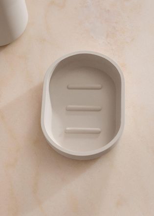 Mango Porte-savon r&eacute;sine &eacute;cru - Home - Taille unique - MANGO HOME