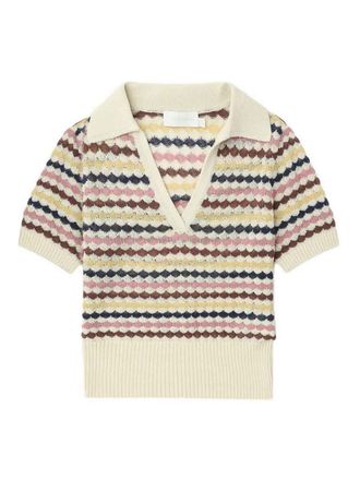 Zimmermann Pull Col Rond - Multicolore
