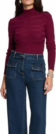 Morgan Pullover, Plum M, Medium