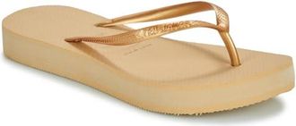 Havaianas Slim Flatform, Tongs &Eacute;l&eacute;gantes, Durables et Polyvalentes, Avec Plateforme de 2,5 cm, Fines Lani&egrave;res, Femme