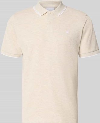 Jack & Jones Slim Fit Poloshirt mit Label-Stitching Modell AUSTIN