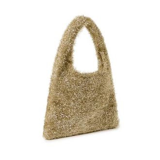 Au Printemps Paris Sac &agrave; main en maille m&eacute;talis&eacute;