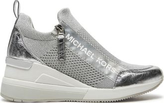 Michael Kors Sneakers MICHAEL Michael Kors Willis Wedge Trainer 43R5WIFS3D Silberfarben