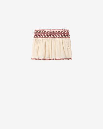 Isabel Marant Jupe Picadilia - Femme - Beige-red - Taille 34 - Marant &Eacute;toile