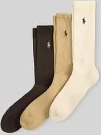 Ralph Lauren Socken aus Baumwoll-Mix im 3er-Pack
