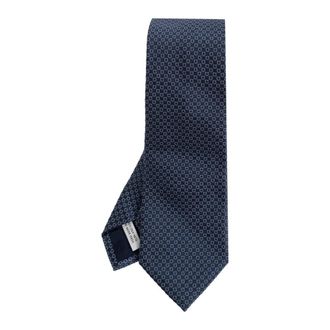 Ferragamo Seidenkrawatte - - Accessories - Herren - Blau - ONE SIZE