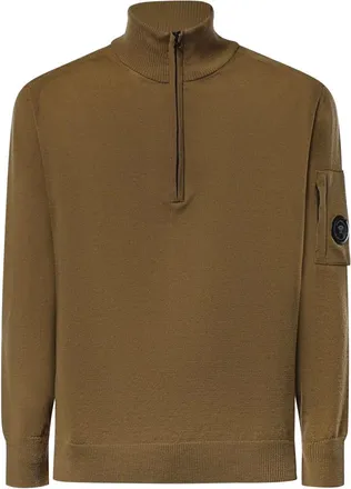 C.P. Company C.p. Company, Homme, Sweatshirts et sweats &agrave; capuche, Brun, Taille: XL Zip-throughs