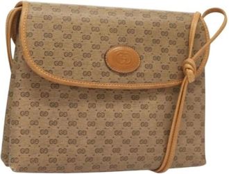 Gucci Pre-owned Cuir sacs-gucci - Femme - Pre-owned - Beige - Taille: ONE Size
