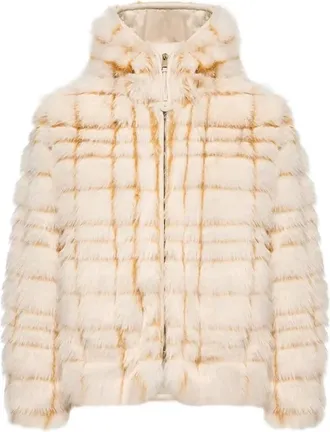 Moncler Femme, Vestes, Blanc, Taille: 36 FR Pluvier Veste Courte Rembourr&eacute;e