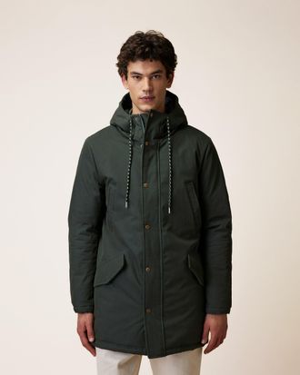 Faguo Parka imperm&eacute;able chaude verte