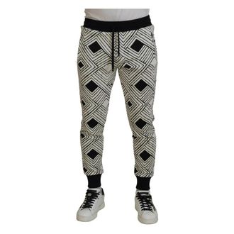 Dolce & Gabbana Sportliche Baumwollhose - - Trousers - Herren - Schwarzk - S