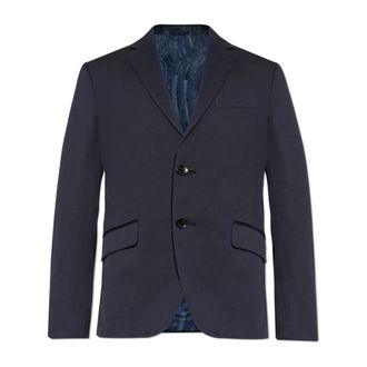 Etro Rollkragenjacke mit Taschen - - Jackets - Herren - Blau - L