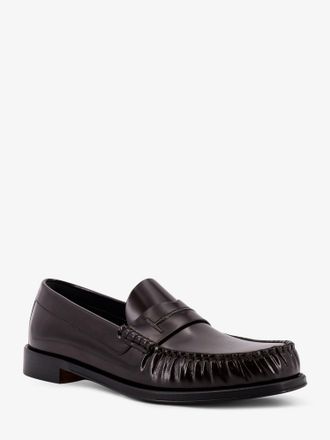 Tom Ford Mens Leather Loafer Brown Loafers
