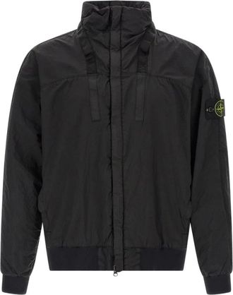 Stone Island Homme, Sweatshirts et sweats &agrave; capuche, Noir, Taille: M Zip-throughs
