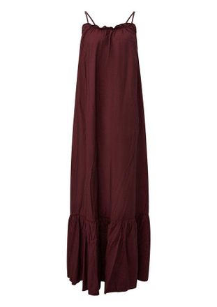 QS by s.Oliver Maxikleid Kleid Langes Viskosemix-Kleid