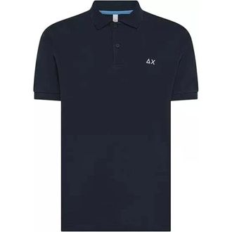 Sun 68 Basic S/S Polo - - Tops - Herren - Blau - L