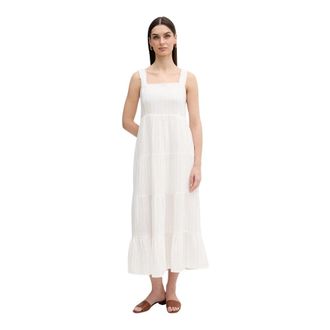 DKNY Midikleid - - Dresses - Damen - Wei&szlig; - S