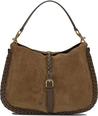Etro Sac Maxi Suede Pony - Femme - Sacs - Brun - Taille: ONE Size