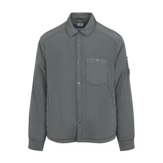C.P. Company Stilvolle Graue Jacke f&uuml;r M&auml;nner - - Jackets - Herren - Grau - M