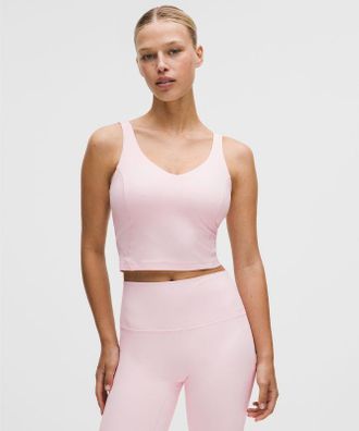 lululemon Align Tanktop Leichter Halt C/D-Cups f&uuml;r Frauen - Gr&ouml;&szlig;e 10 in Pink Pearl